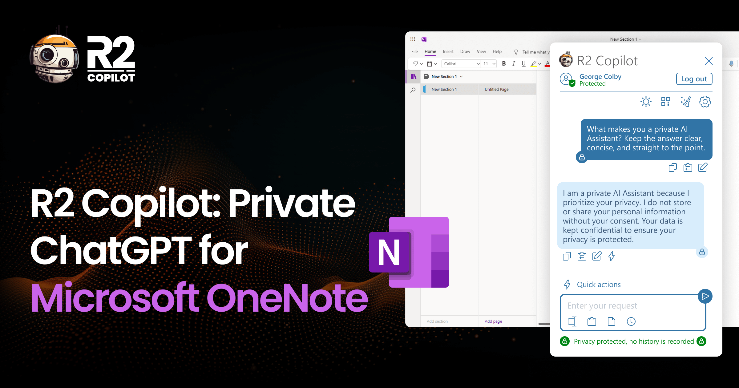R2 Copilot: Private ChatGPT for Microsoft OneNote