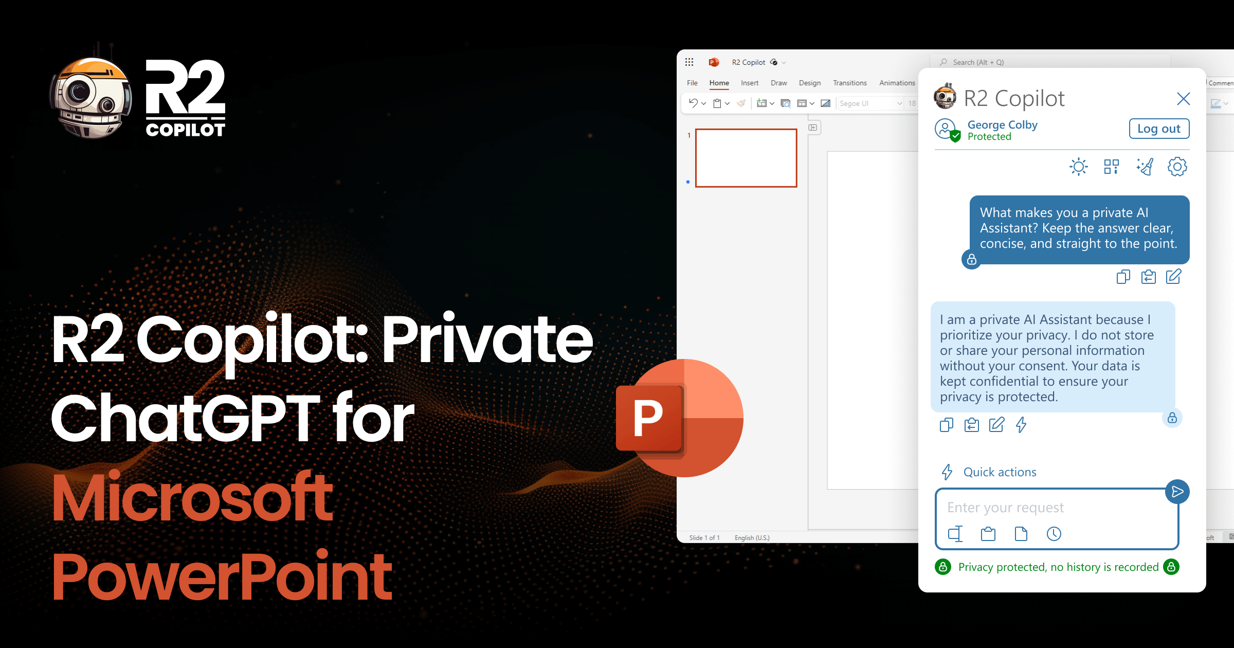R2 Copilot: Private ChatGPT for PowerPoint